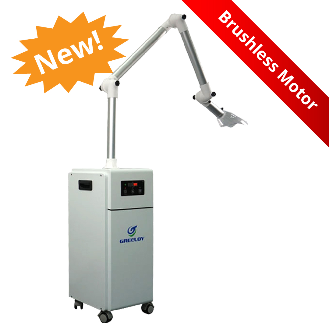 Extraoral Dental Aerosol Suction System (HEPA H14 Filter + Brushless Motor)