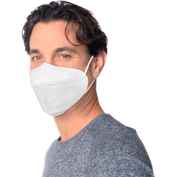 Disposable KN95 Face Mask – Cone Design, Elastic Ear-Loops (50 ...